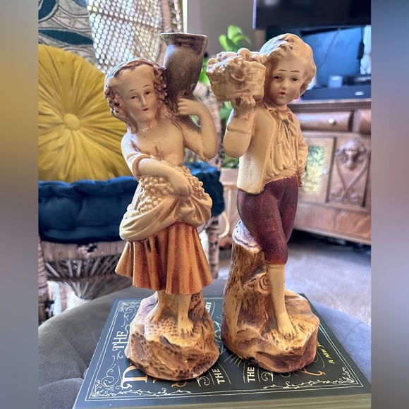 Accents | Vintage Italian Chalkware Mid Century Figurine | Poshmark